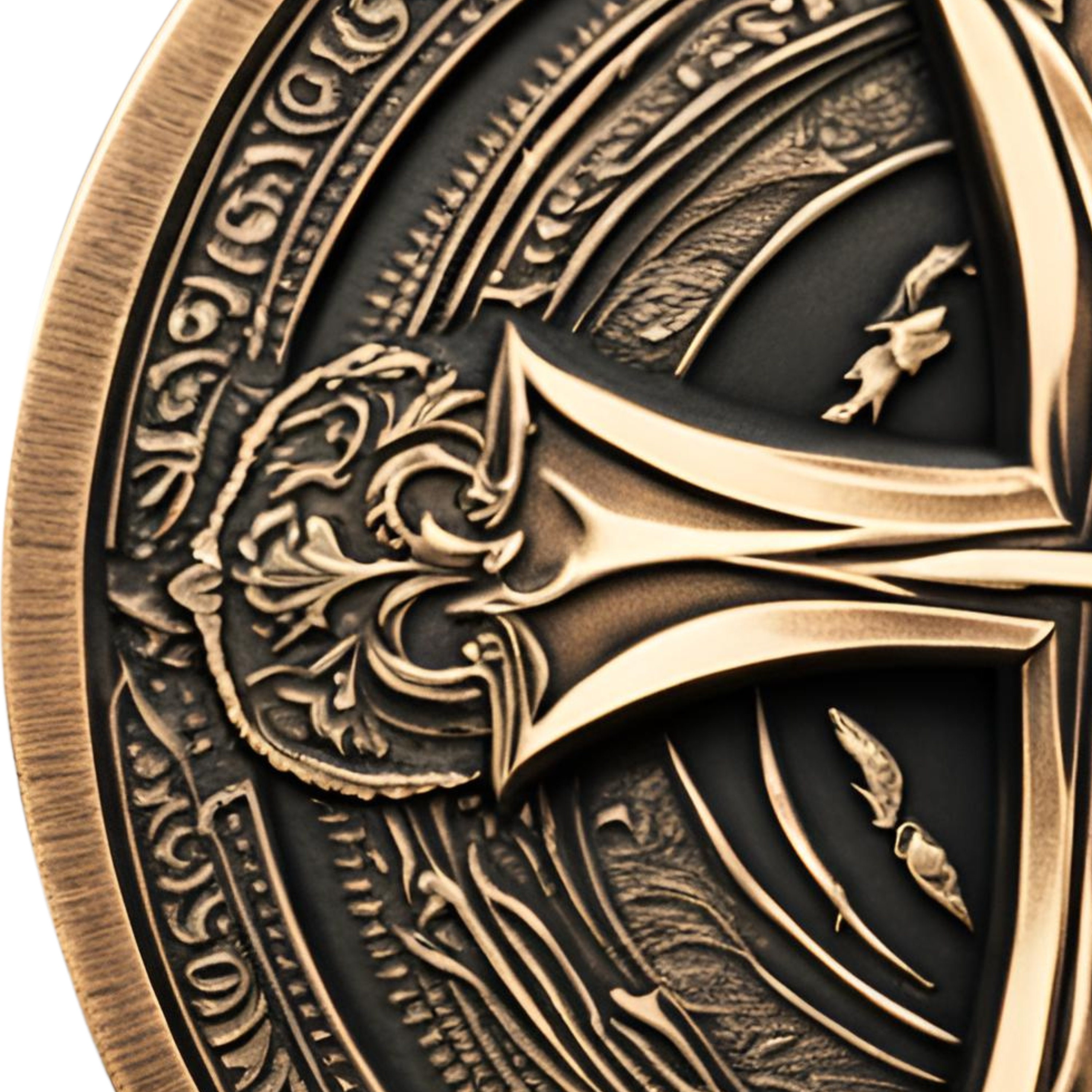 Cross Coin Depth Map Heigh Map 3D Laser Engrave Xtool Stl File PNG File ...