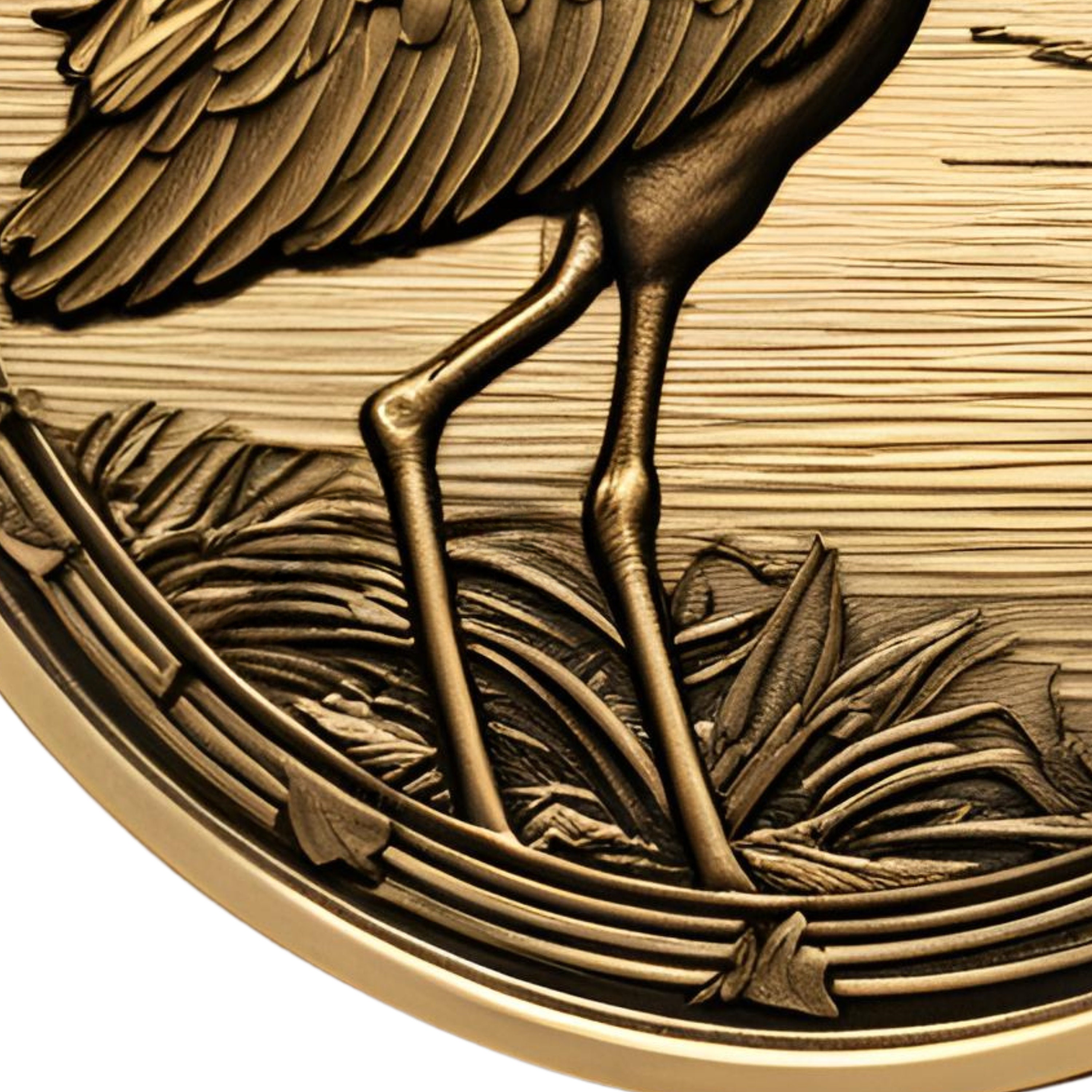 Stork Bird Coin Depth Map Heigh Map 3D Laser Engravextoolstl File ...