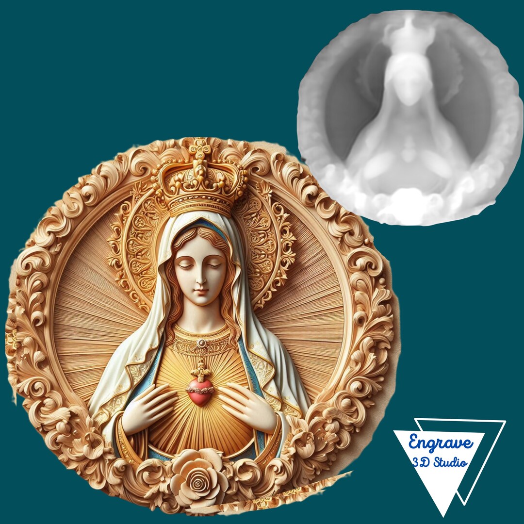 3D Laser Engrave File depth Map Height Map Xtool PNG File lightburn CNC ...