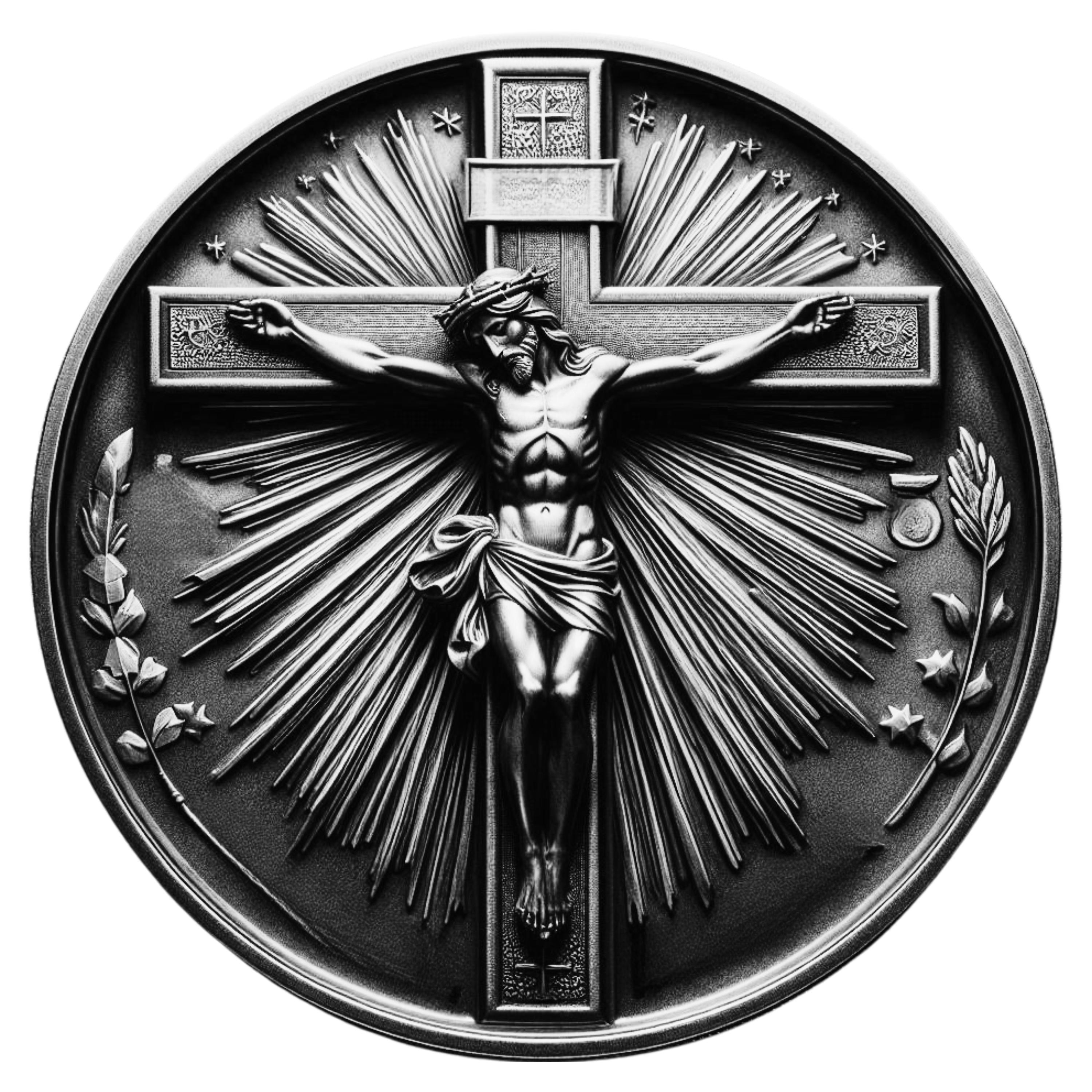 Crucifix Jesus 3D Illusion | Depth Map | Laser Ready File | Digital ...