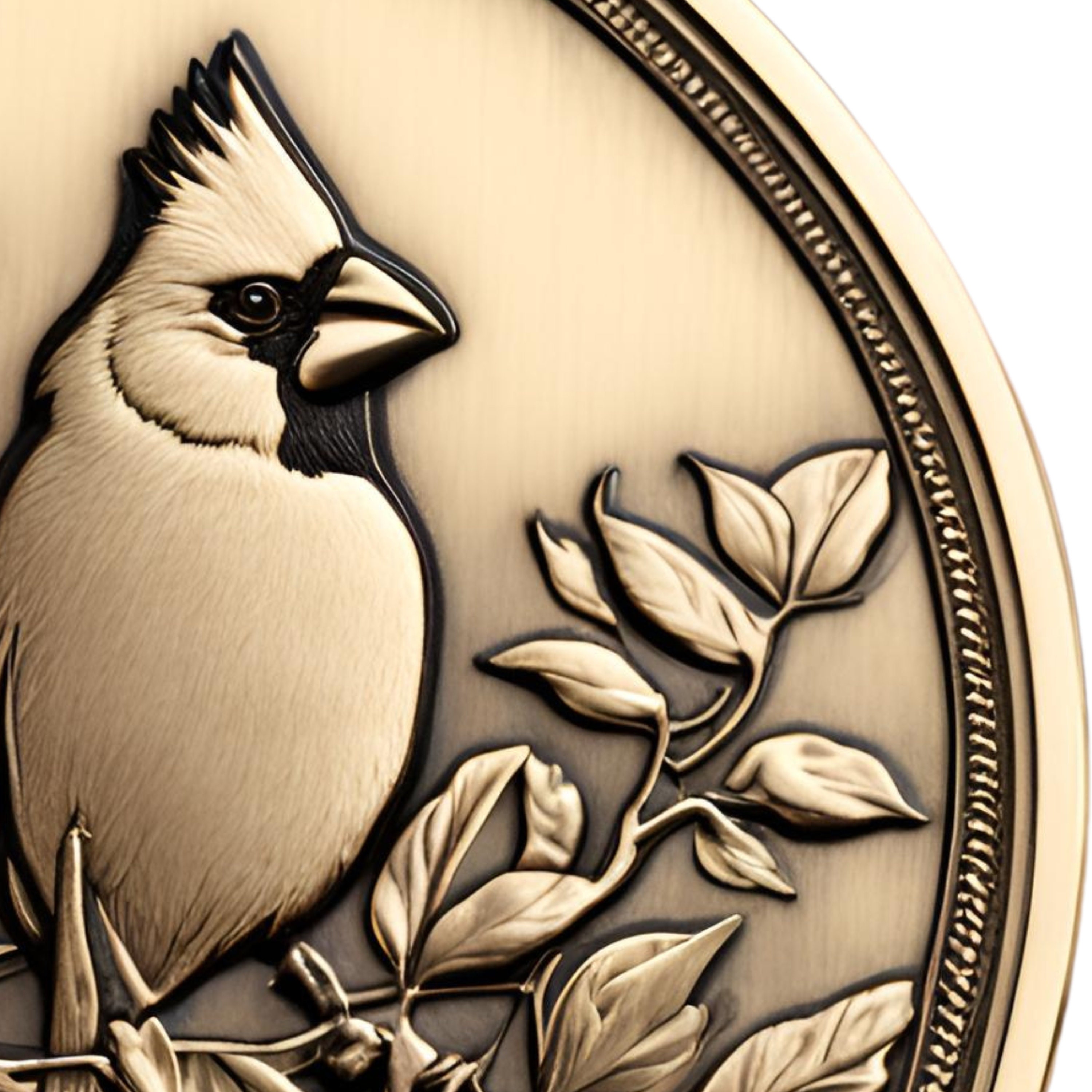 Cardinals Coin | STL File | Embossing | Depth, Height Map | CNC | Resin ...