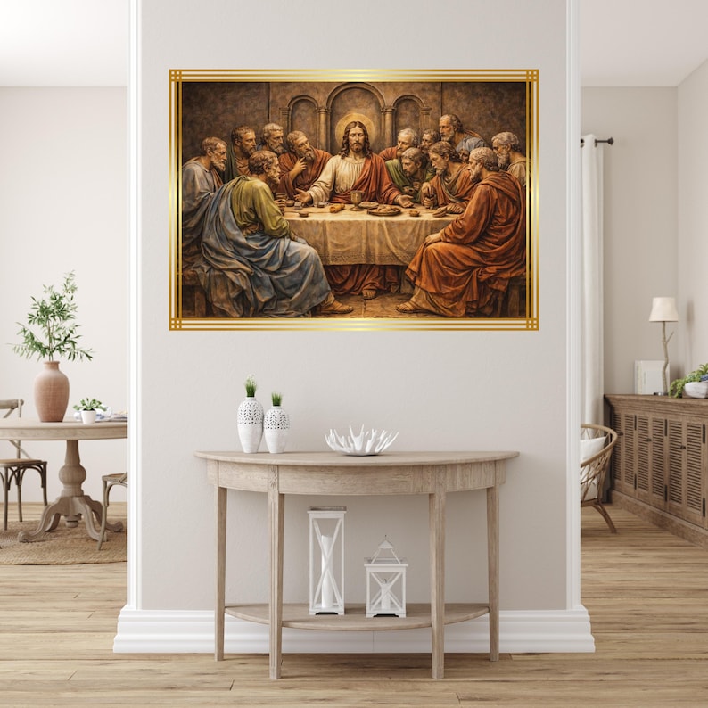 The Last Supper STL File | Embossing | Depth, Height Map | Resin ...