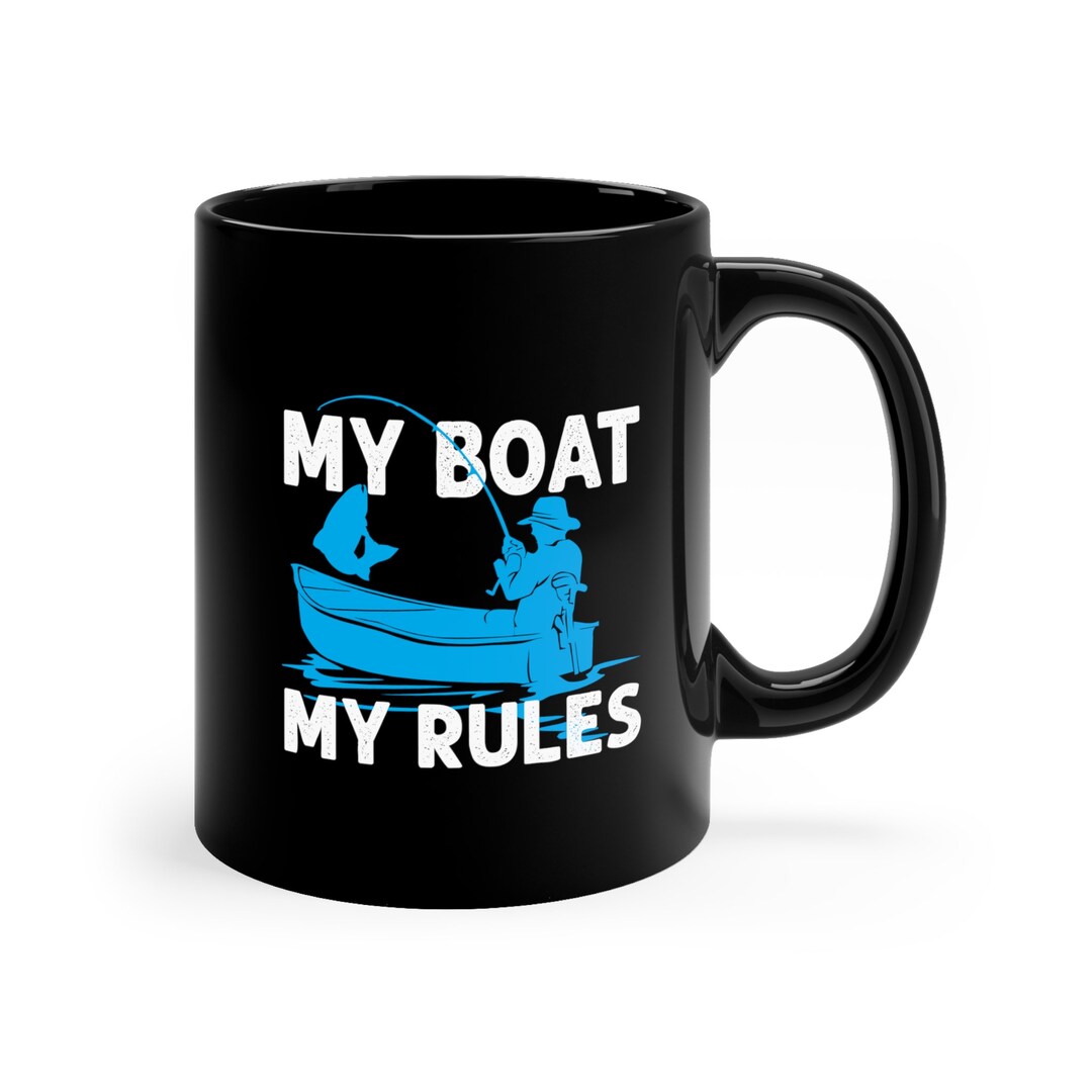 Captain Coffee Mug, My Boat Mug, Funny Boating Mug, Captain Gift Mug ...