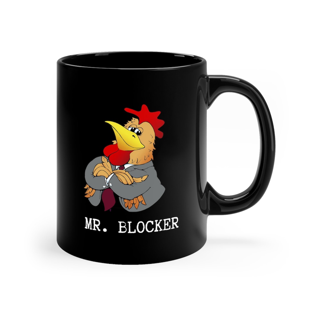 Funny Rooster Mug, Funny Coffee Mug, Cock Blocker Mug, Offensive Mug ...