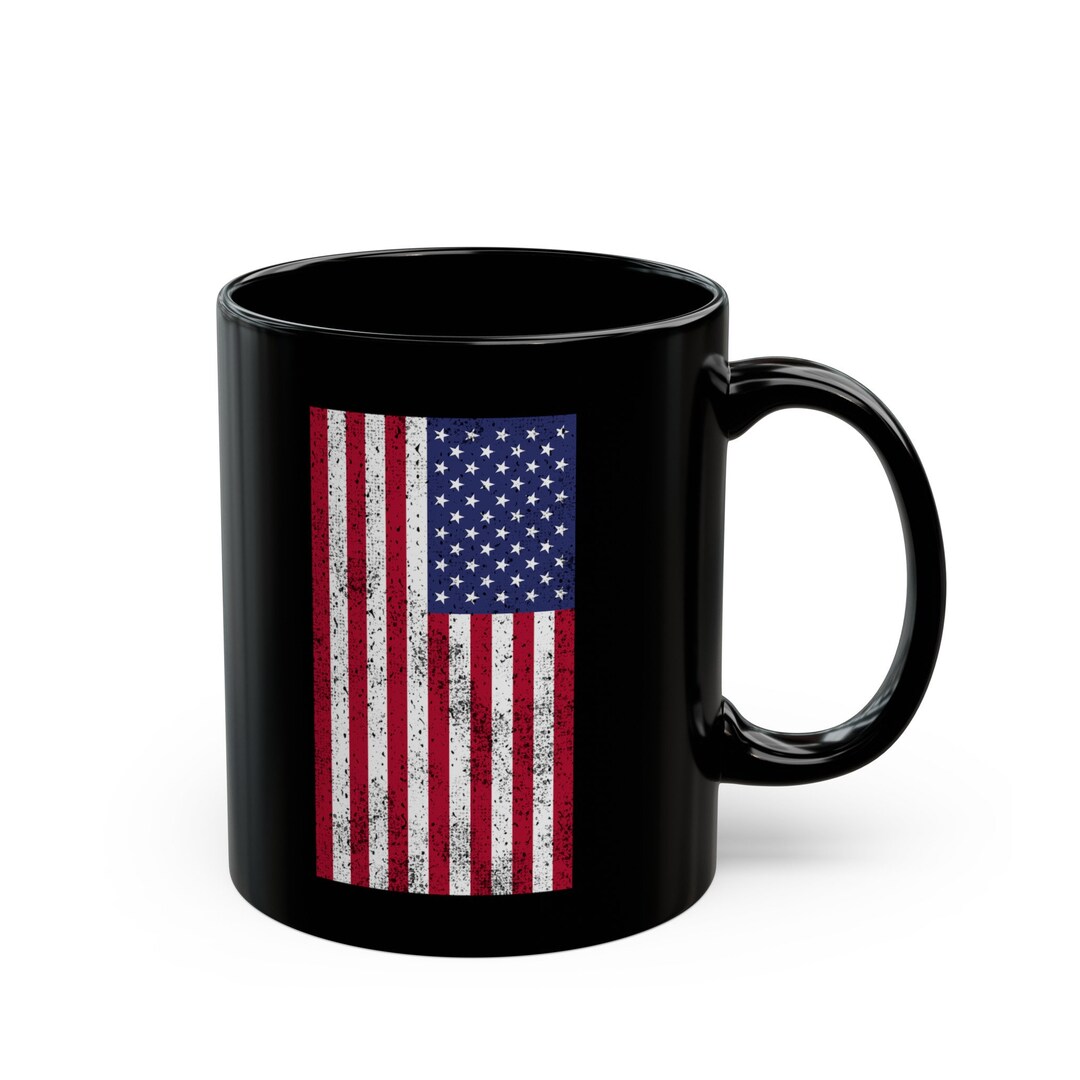 American Flag Mug, USA Flag Mug, Patriotic Coffee Mug, Veterans Day ...