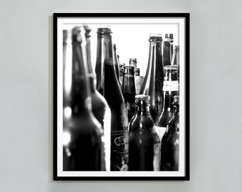 Cheers Print, Black and White, Beer Poster, Vintage Bar Print, Bar Cart ...