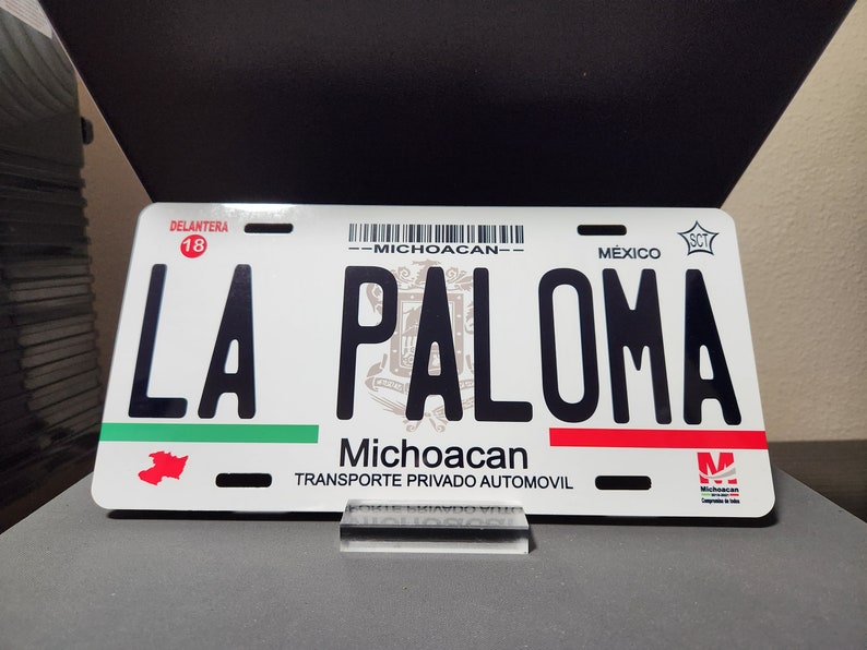 Car Plates From the States of Mexico / Place Your Text / License Plates ...