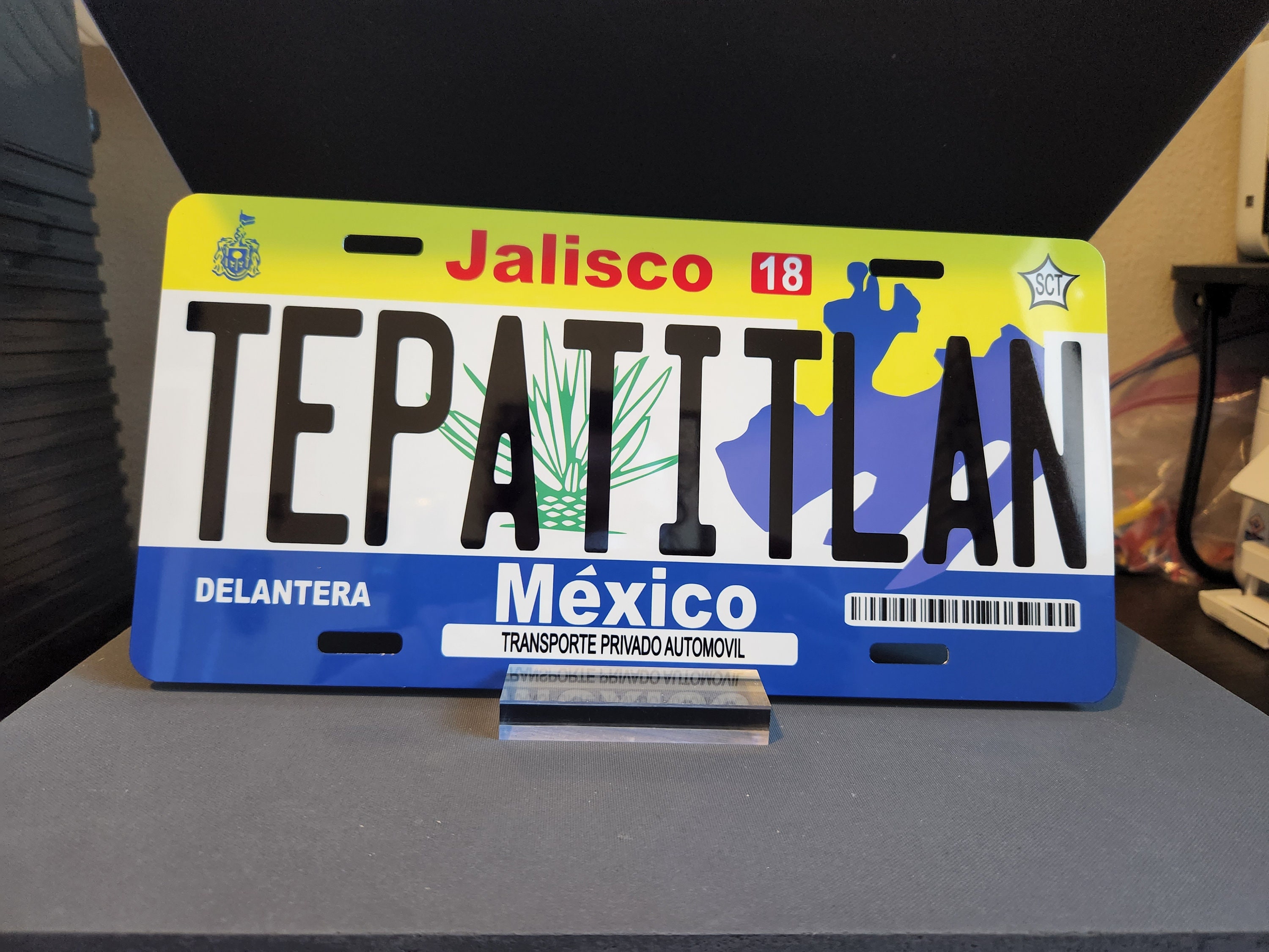 Car Plates From the States of Mexico / Place Your Text / License Plates ...