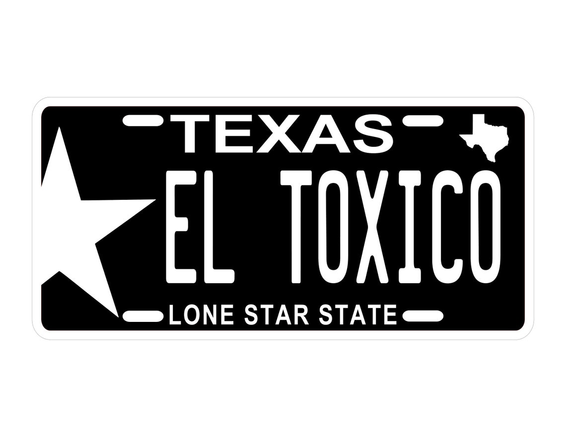 Personalized Texas Plate / Texas State Plate / Car Plate TEXAS / Any ...