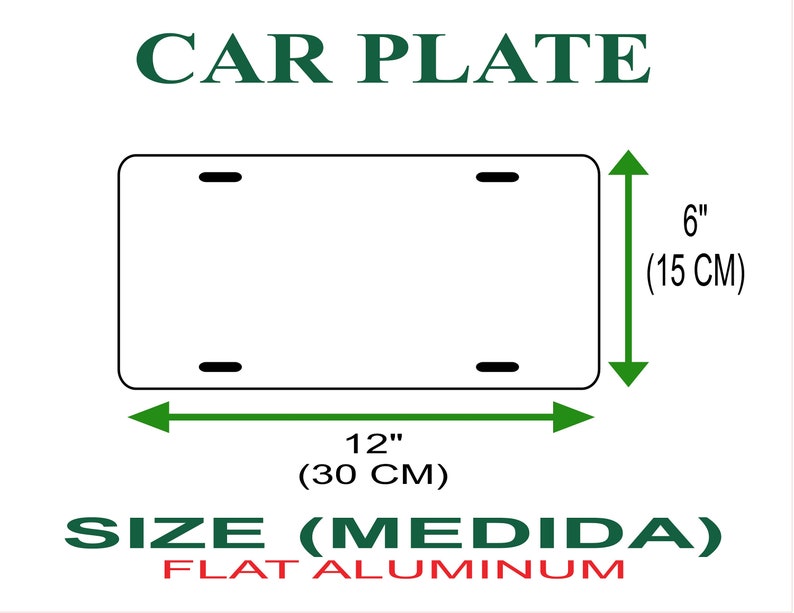 Car Plates States of Mexico / Personalized Car Plates All States of ...