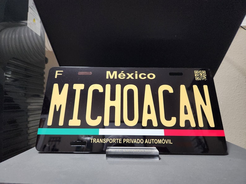 Placas Carro Personalizada MICHOACAN/ Car Plate Mexico/ Placas - Etsy
