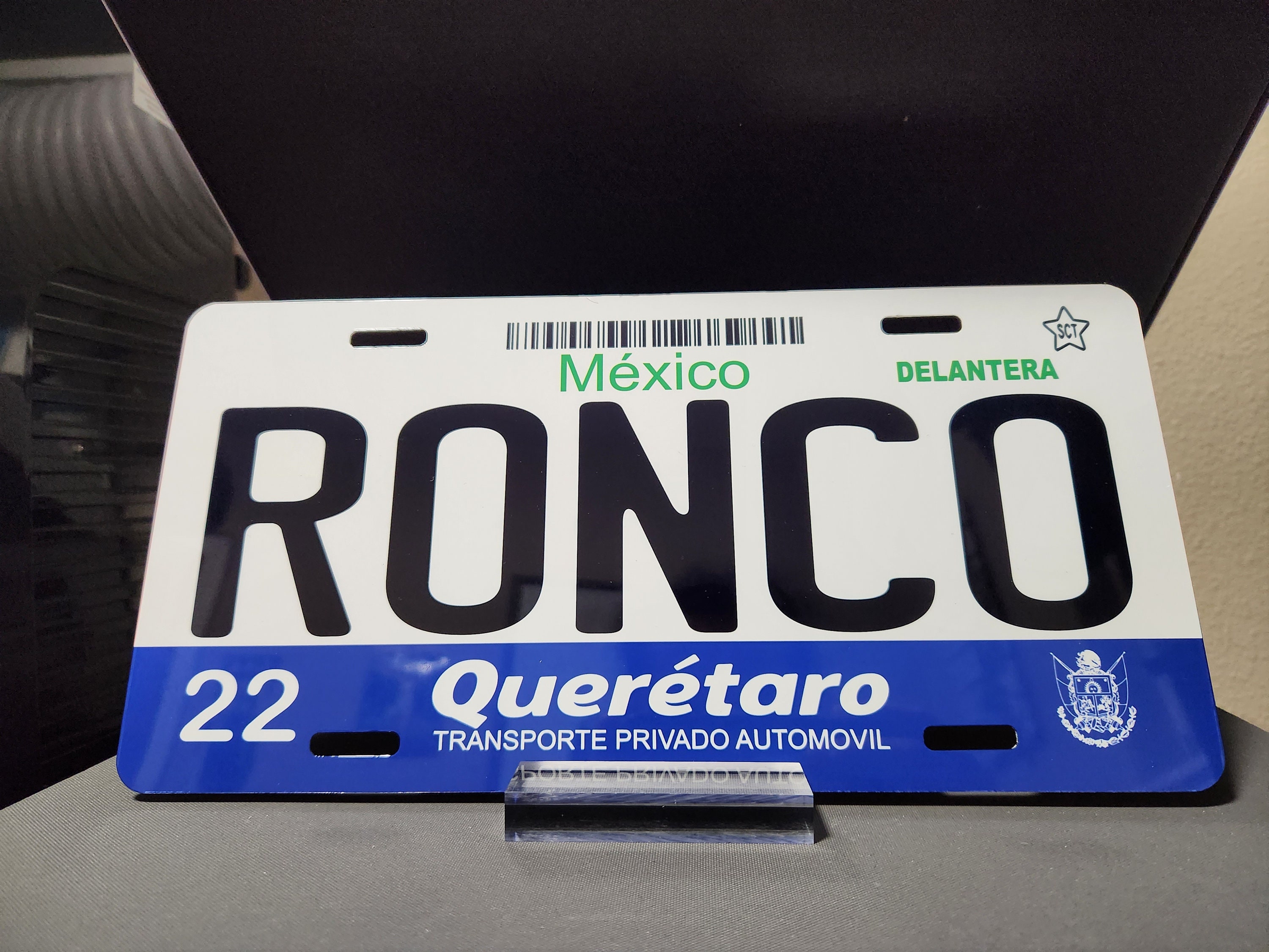 Car Plates From the States of Mexico / Place Your Text / License Plates ...