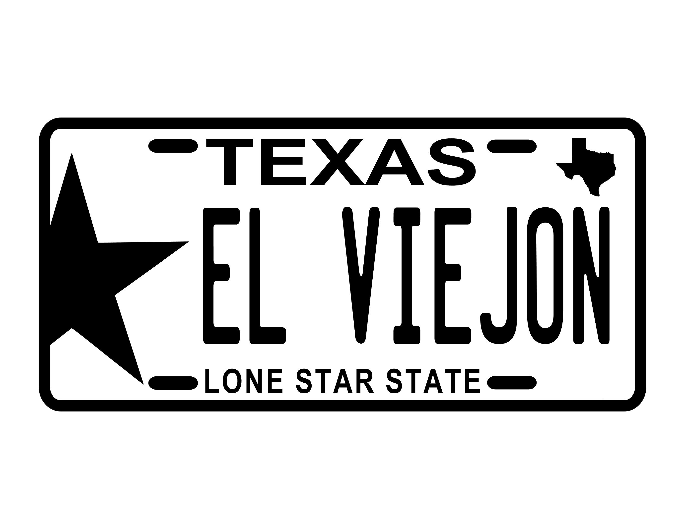 Personalized Texas Car Plates / Texas State Plates / Custom Car Plate ...