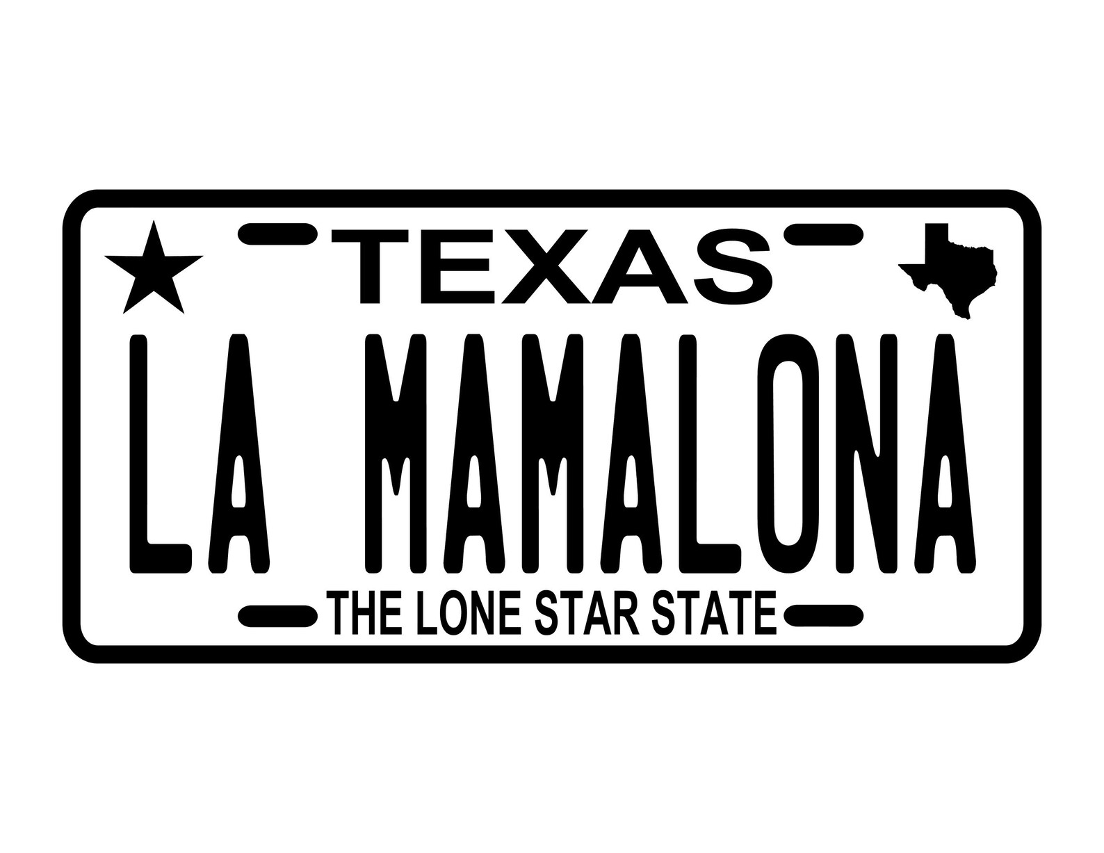 Personalized Texas Car Plate / Texas State Plate / Car Plate TEXAS ...