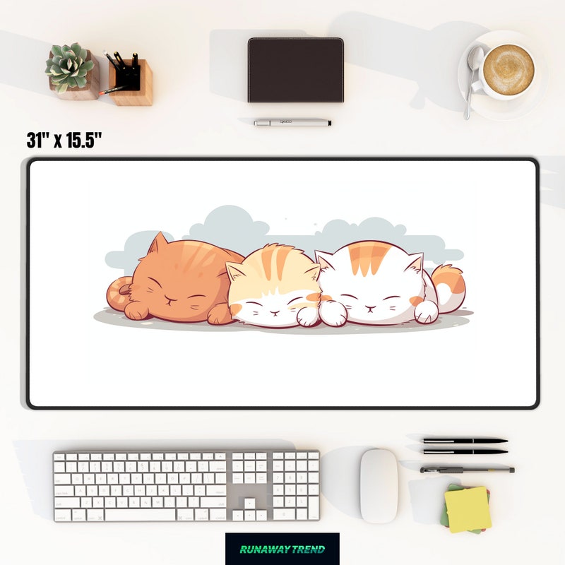 Cat Desk Mat - Etsy