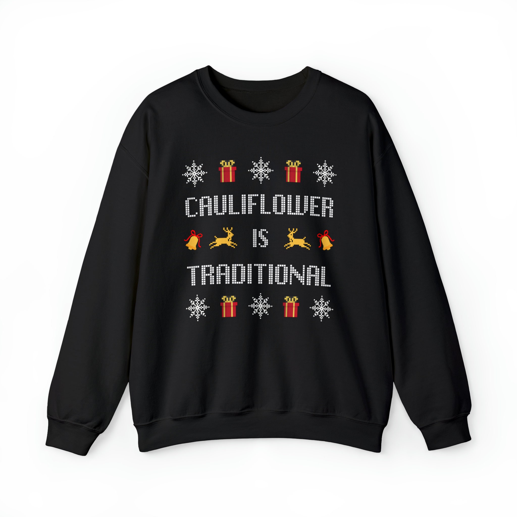Cauliflower is Traditional Christmas Jumper. Peep Show - Etsy UK
