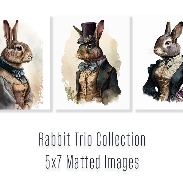 Victorian Collection Bunny - Etsy