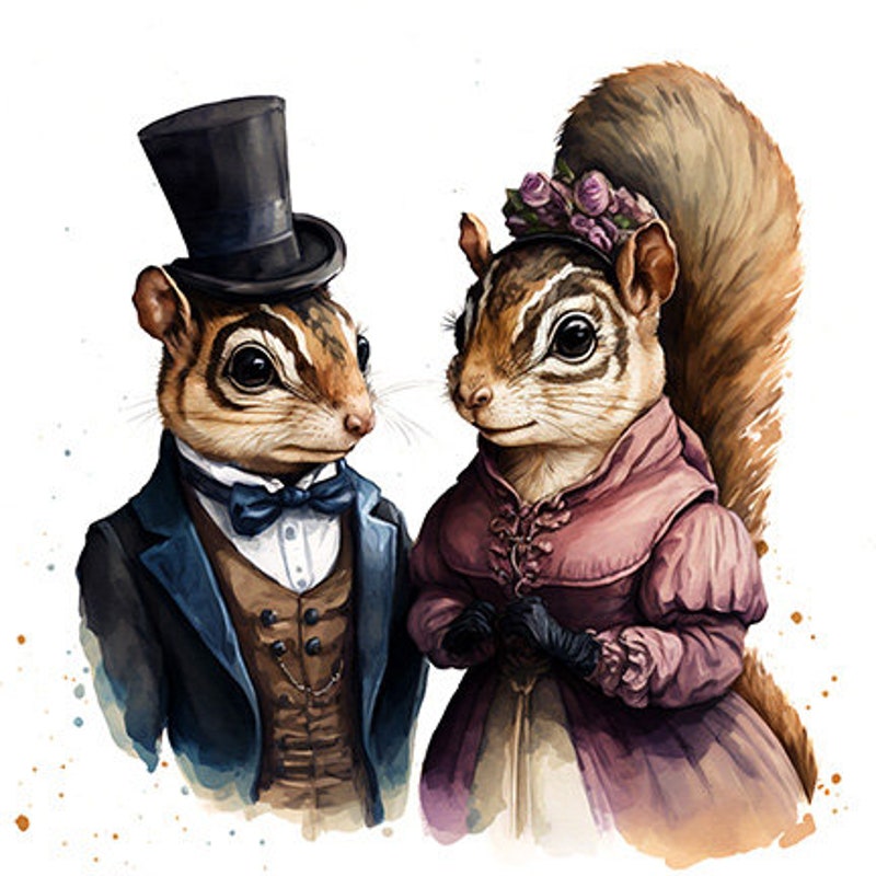 Chipmunk Art - Etsy