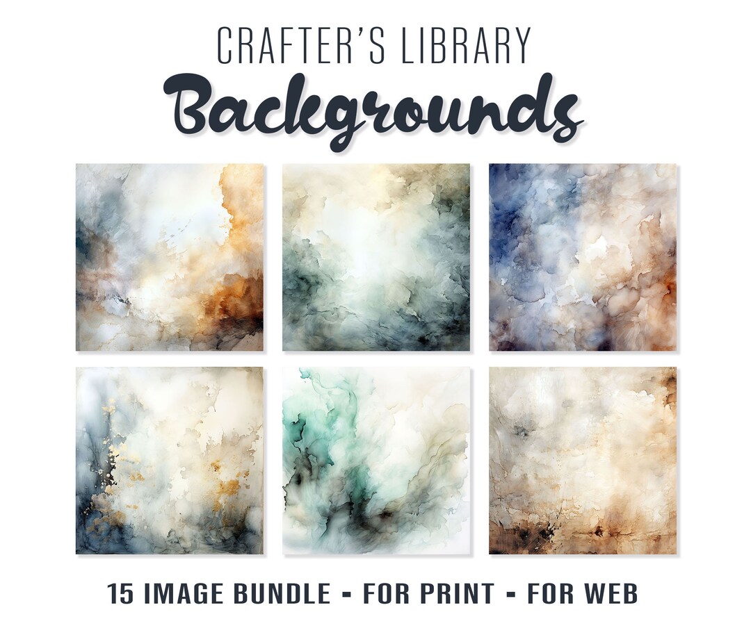 MULTI-PACK -- Crafter's Library -- Backgrounds 01 -- Printable Paper ...
