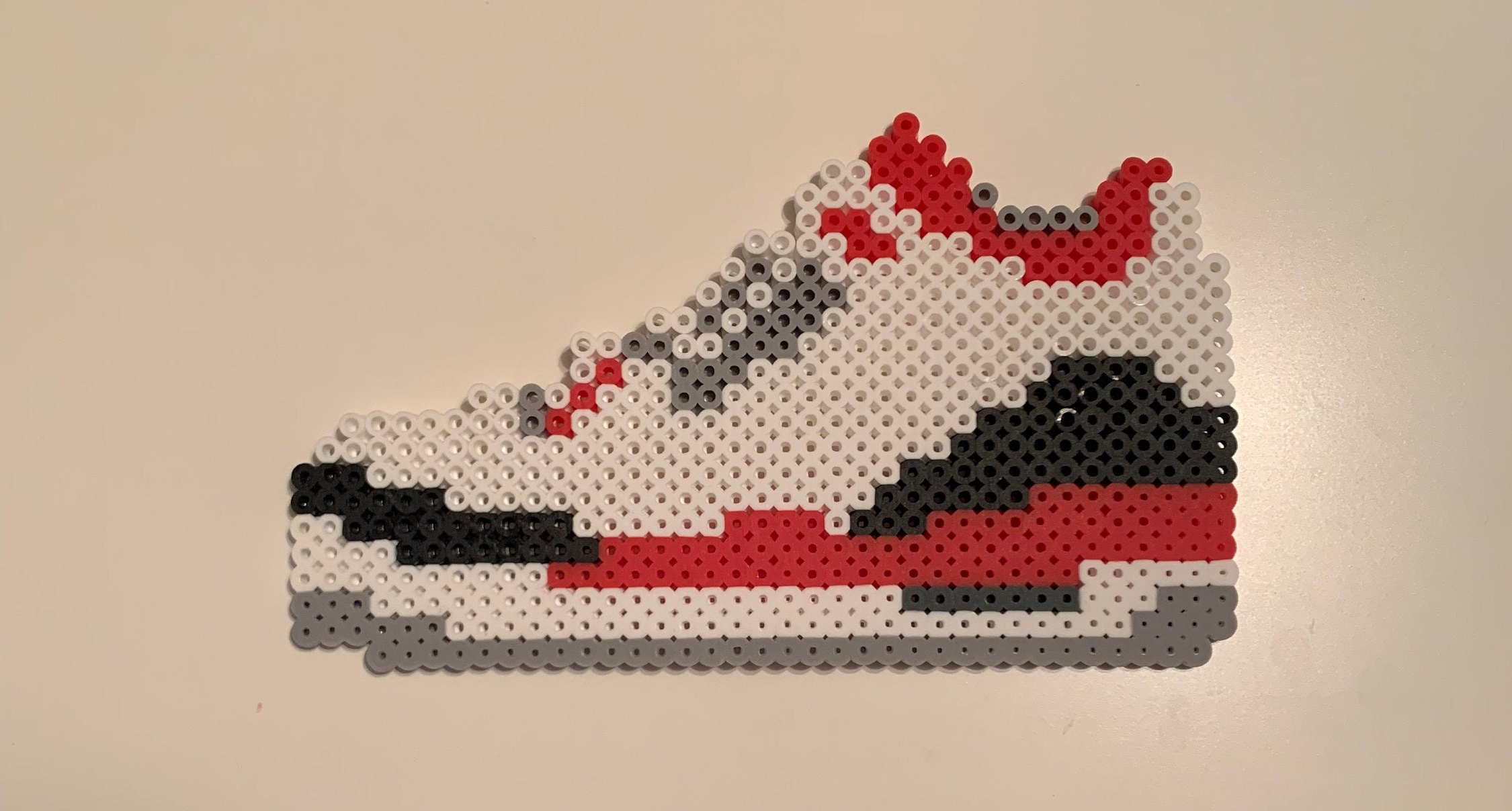 Air Jordan 3 - Bead Sprite - Wall Art / Magnet / Key Chain - Pixel Bead ...