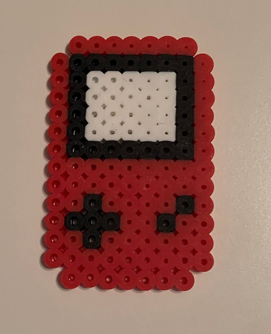 Nintendo Game Boy - Bead Sprite - Key Chain / Magnet - Pixel Bead Art ...