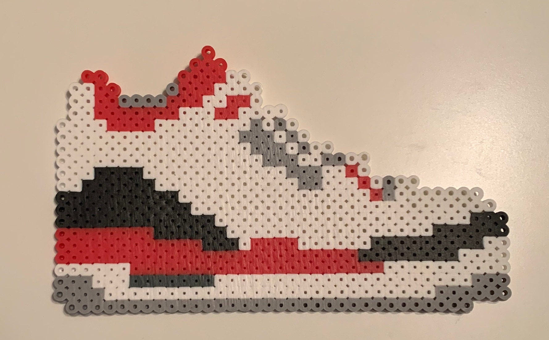 Air Jordan 3 - Bead Sprite - Wall Art / Magnet / Key Chain - Pixel Bead ...