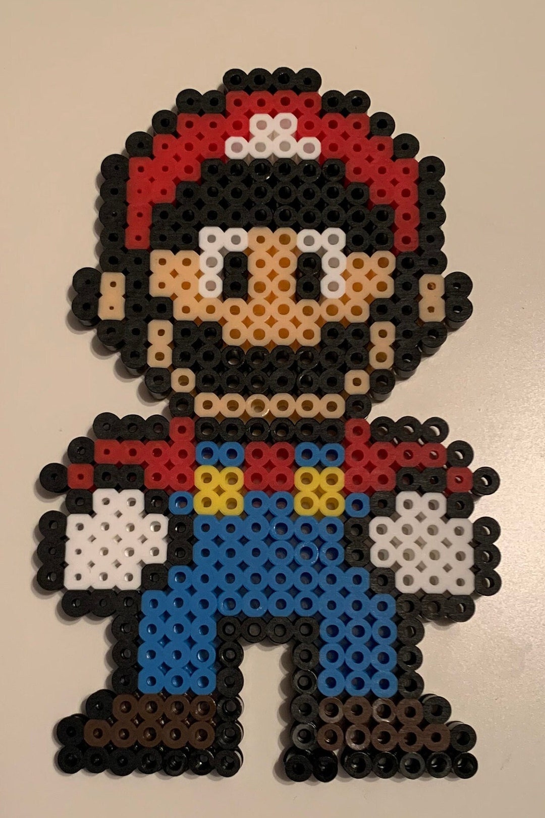 Mario Figure - Bead Sprite - Wall Art / Magnet / Key Chain - Pixel Bead ...