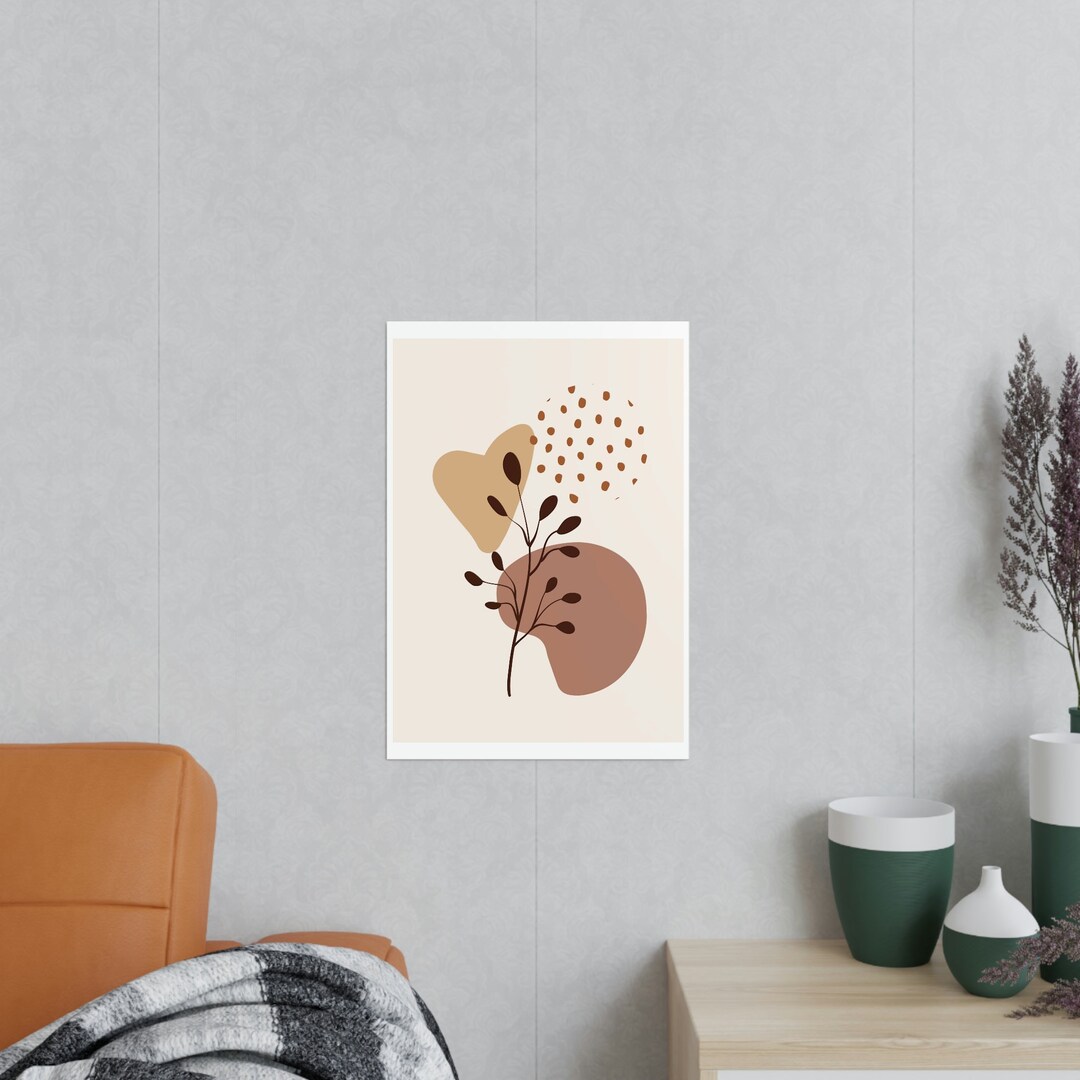 Minimalist Boho Wall Art Poster - Etsy