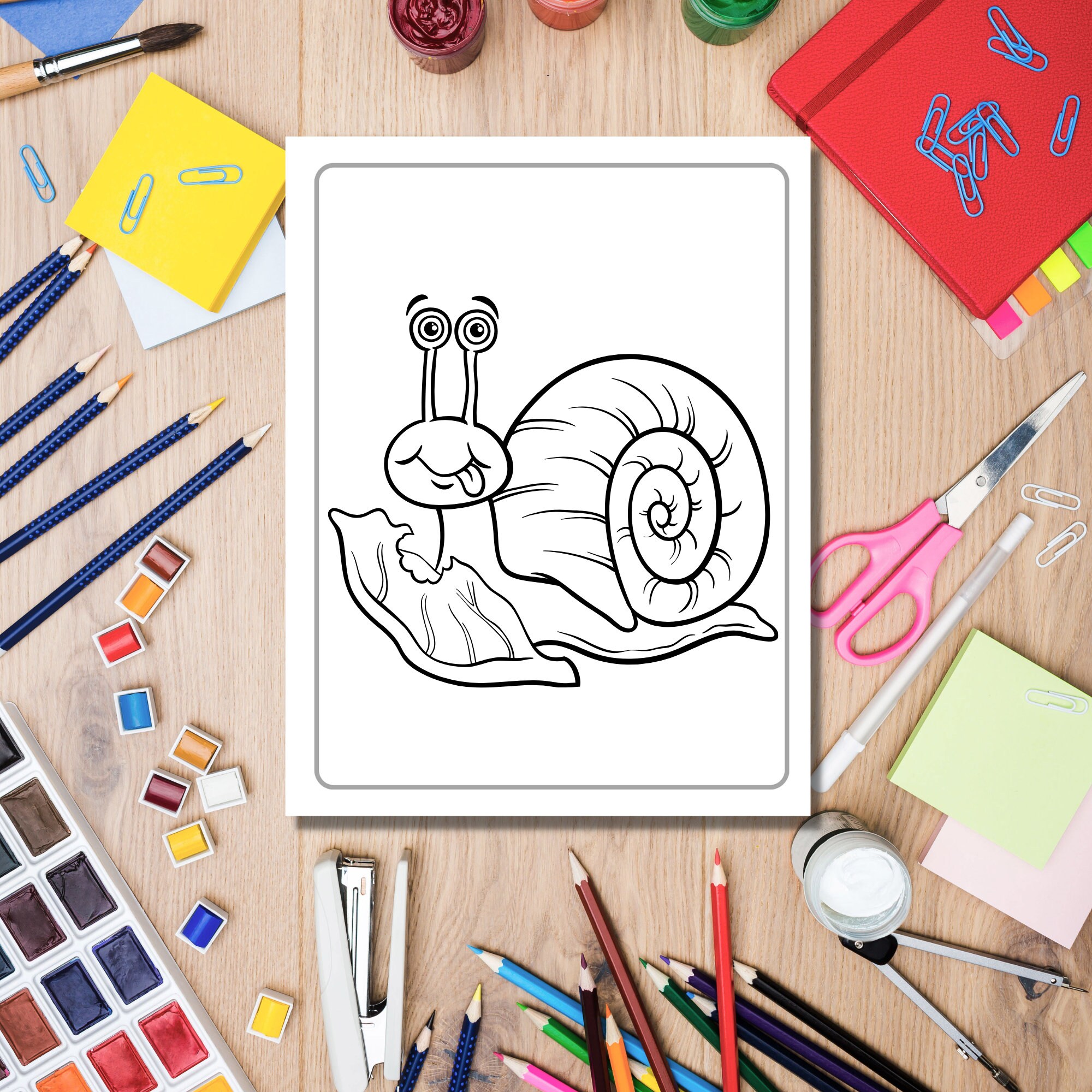 Snail Coloring Pages for Kids Ages 4-8 by Inkhorse Publishing | Kids ...