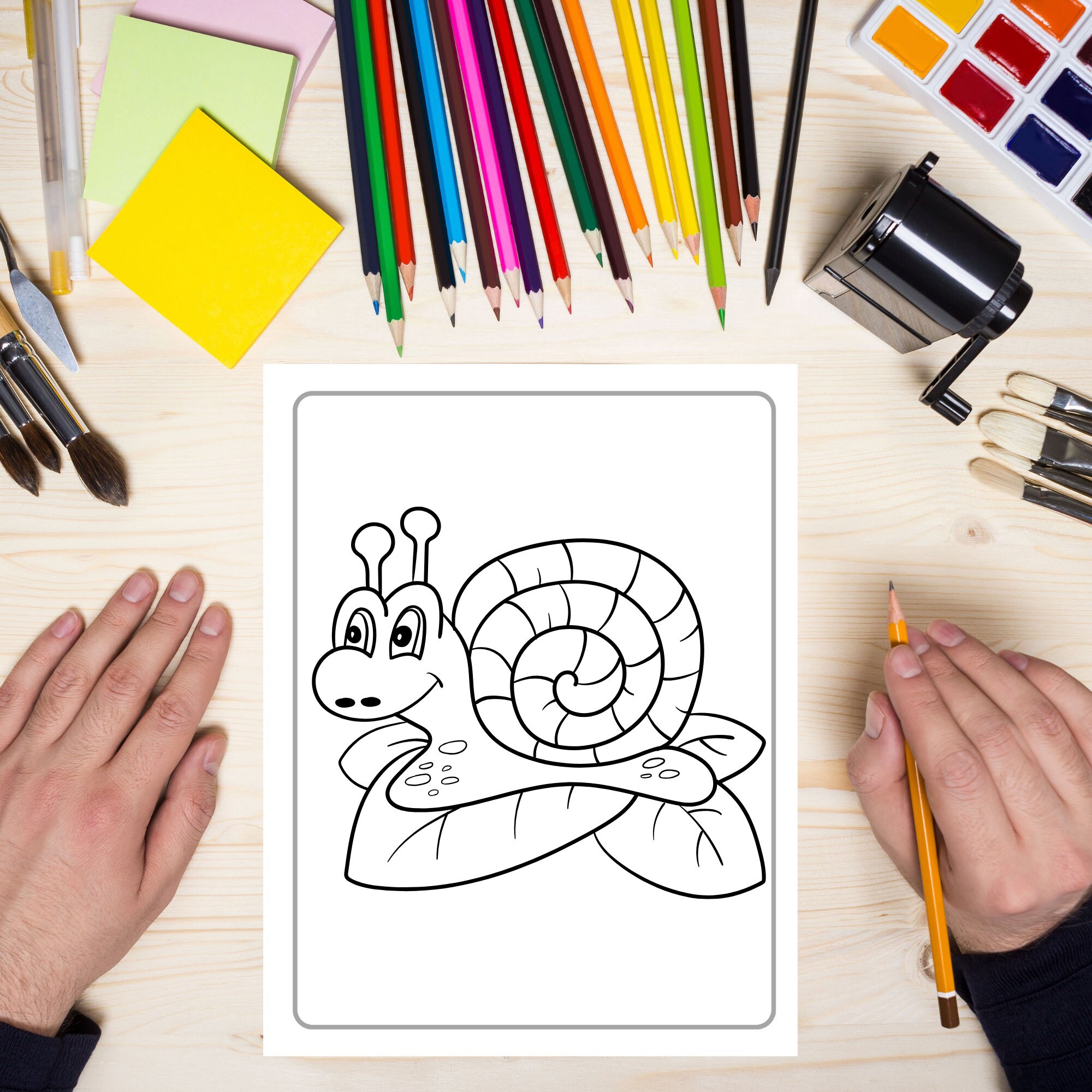 Snail Coloring Pages for Kids Ages 4-8 by Inkhorse Publishing | Kids ...