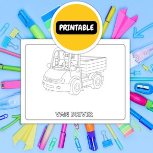 Community Helpers Coloring Pages for Kids Ages 4-8 by Inkhorse ...