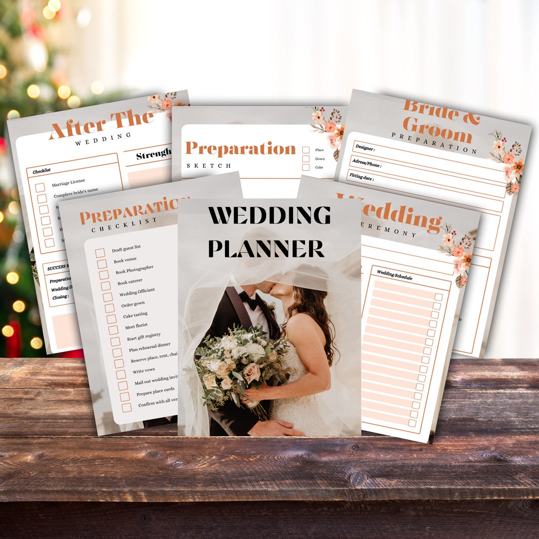 Wedding Planner Printable PDF| Wedding Planning Spreadsheet| Wedding ...