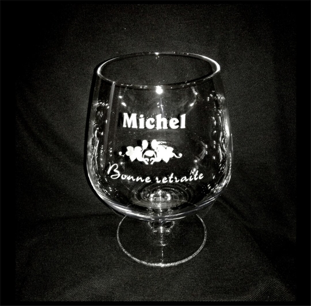 Engraving on Digestive Glass 64 Cl Personalized With Texts and Logos ...