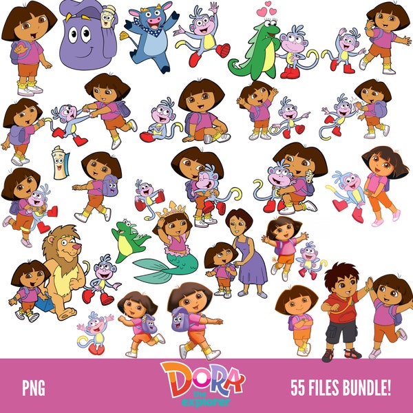 Dora Explorer Svg - Etsy