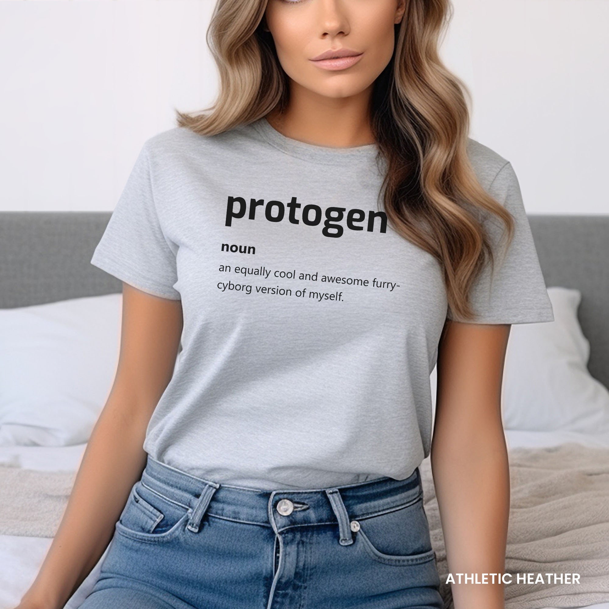 Protogen Meme Definition Shirt, Anthropomorphic Fursona Tshirt Gift for ...