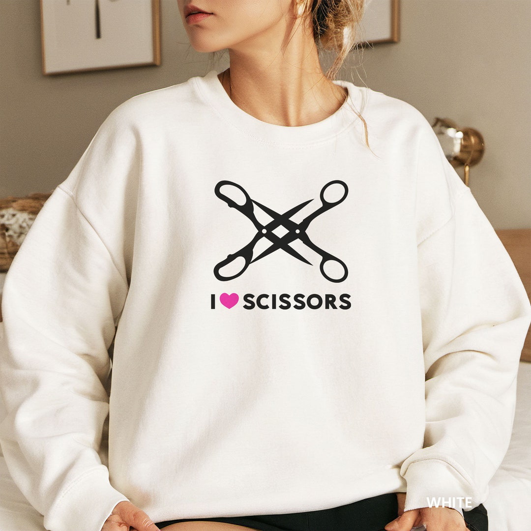 Lesbian Sapphic Scissors Shirt, Bisexual Queer Sweatshirt, Social ...