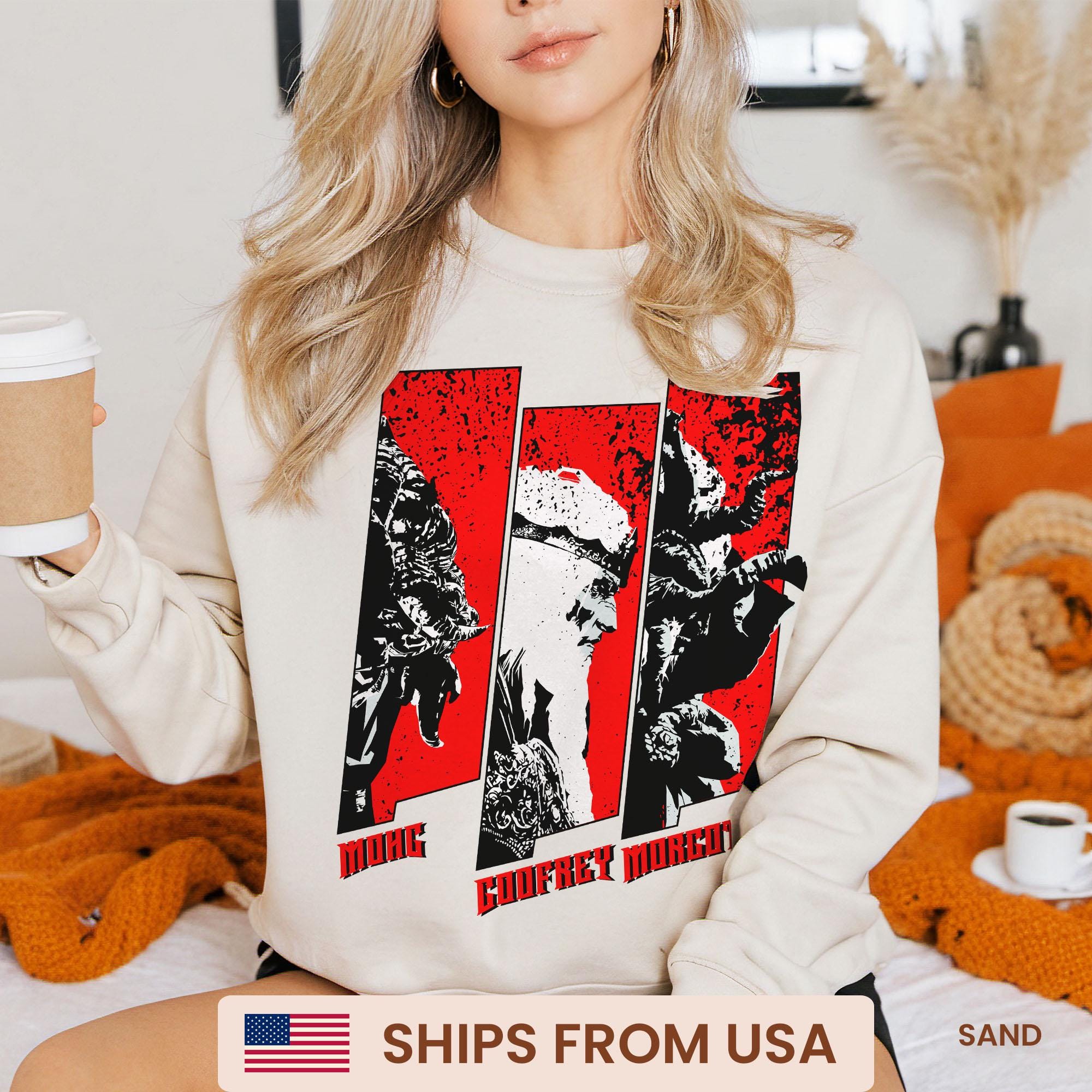 Elden Ring Mohg Collage Shirt, Godfrey Elden Lord Crewneck Sweatshirt ...