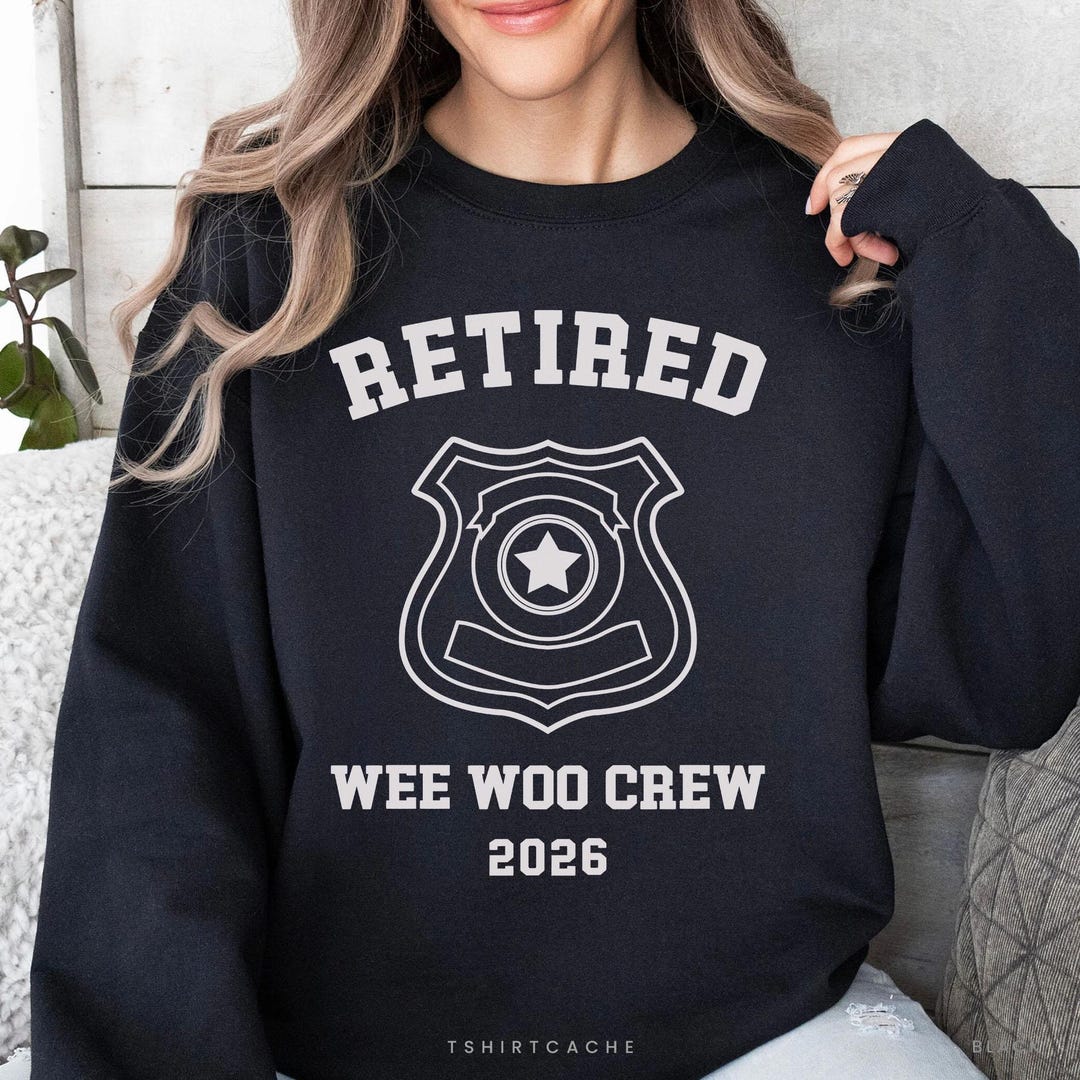 Custom Retired Police Officer Shirt, Thin Blue Line Sweatshirt ...