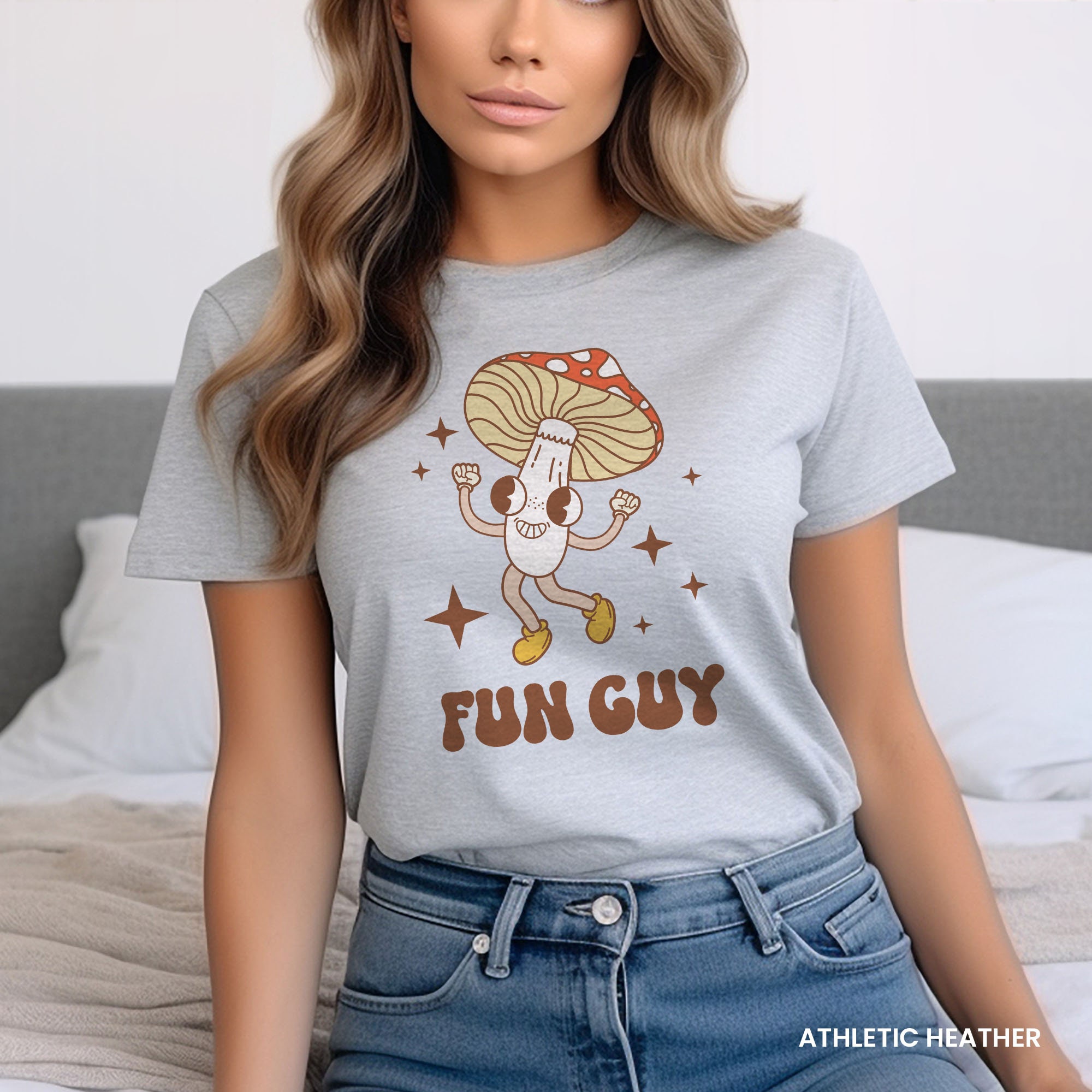 Fungi Fun Guy Shirt, Goblincore Mushroom Sweatshirt, Funny Cottagecore ...