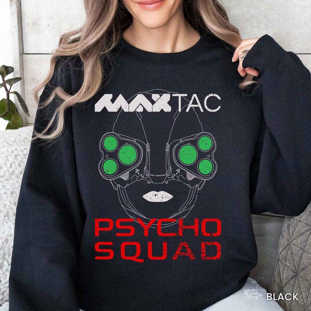 Cyberpunk 2077 Maxtac Psycho Squad Shirt, Cyber Punk Edgerunners ...