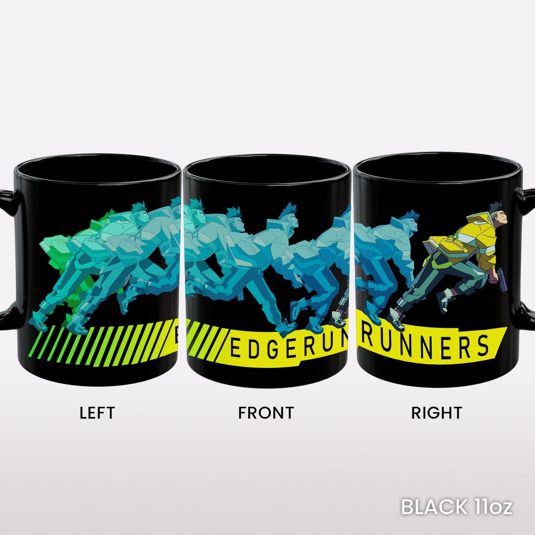 Cyberpunk Edgerunners Sandevistan Mug, Large Coffee Mugs, Video Game ...