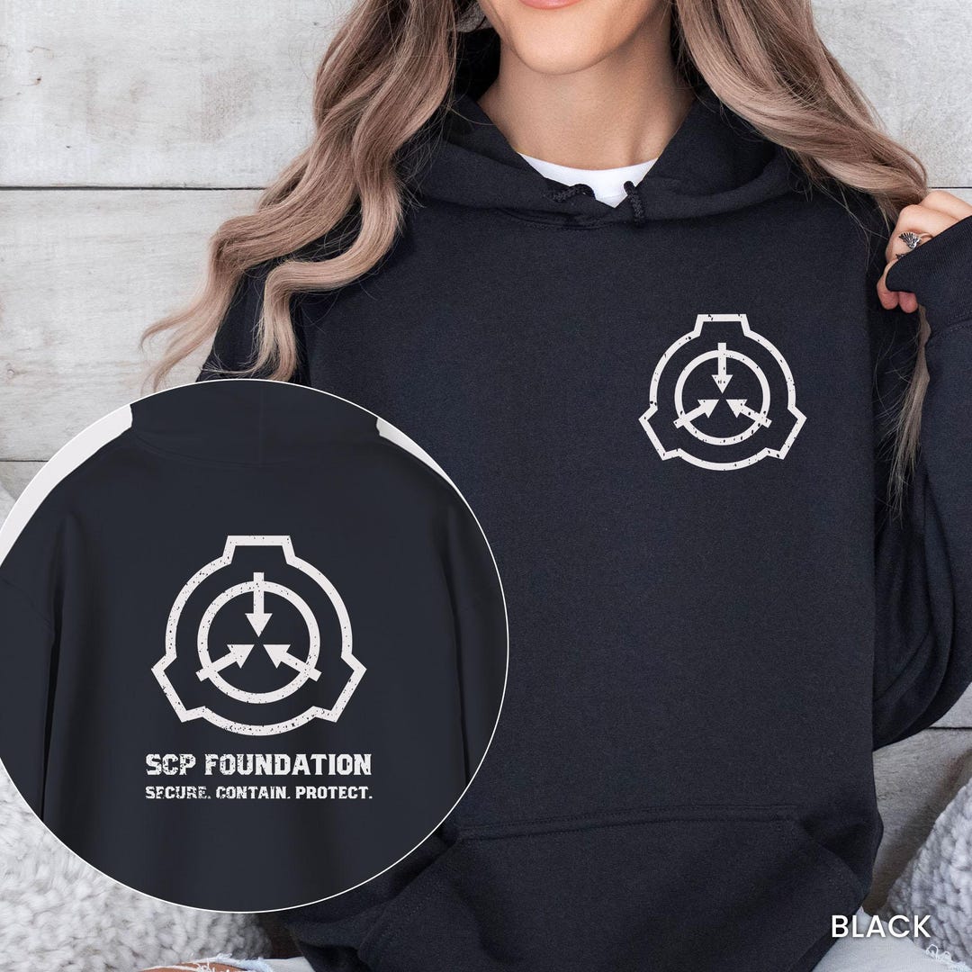 SCP Foundation Sweatshirt, SCP Logo Merch,secure Contain Protect Emblem ...