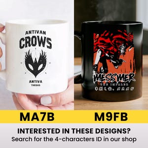 Elden Ring Messmer Ceramic Mug, Eldenring Radahn Bayle Coffee Cup ...