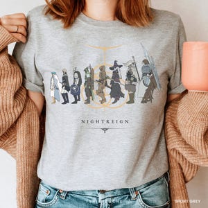 Elden Ring Nightreign Shirt, Nightfarer Illustration Merch,video Game ...