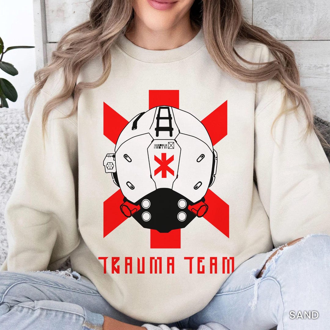 Cyberpunk 2077 Trauma Team Shirt, Cyber Punk Edgerunners Sweatshirt ...