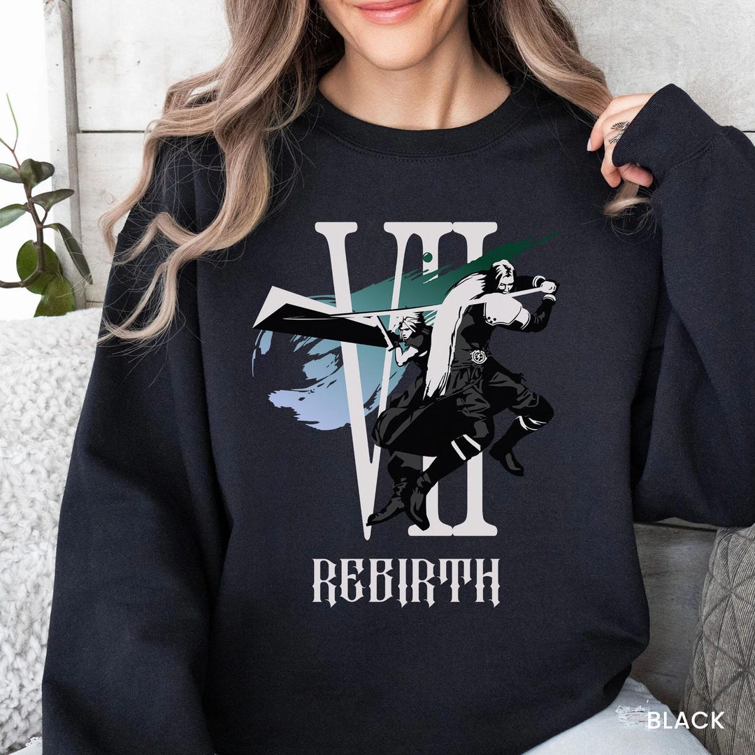 Final Fantasy Vii Shirt, Sephiroth Cloud Strife Sweatshirt,final ...