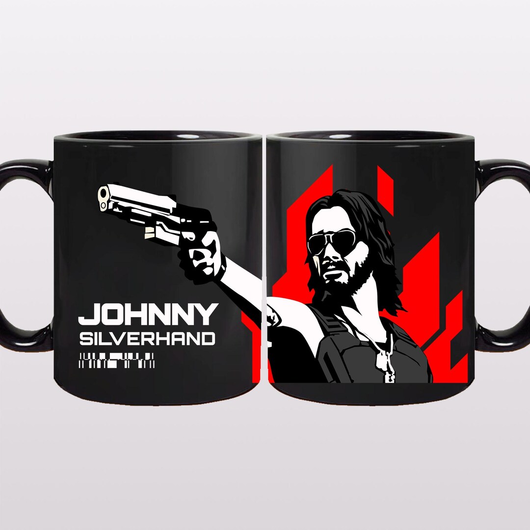 Cyberpunk 2077 Johnny Silverhand Mug, Large Coffee Mugs, Video Game ...