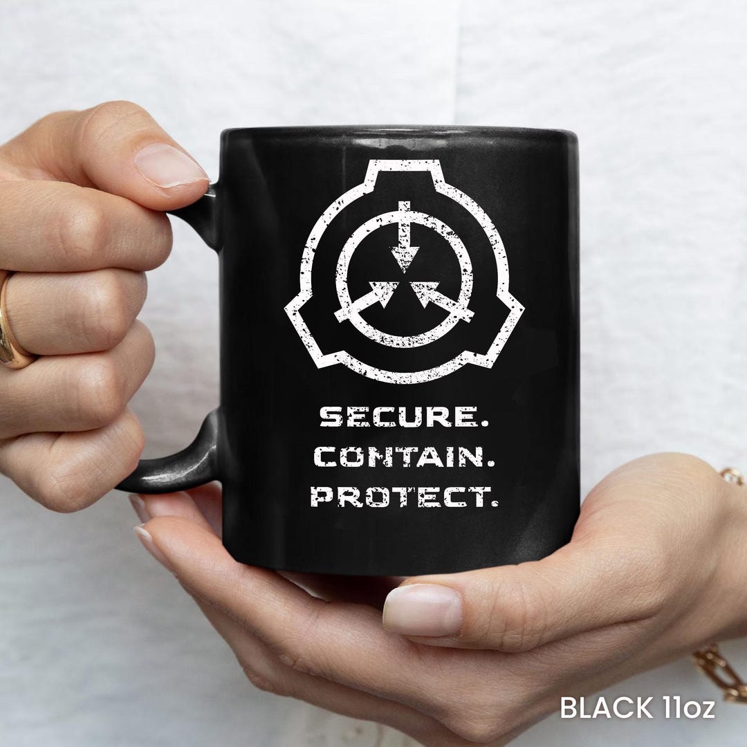 SCP Emblem Coffee Mug Gaming Gift for Him Sci Fi Internet Meme Tea Cup ...