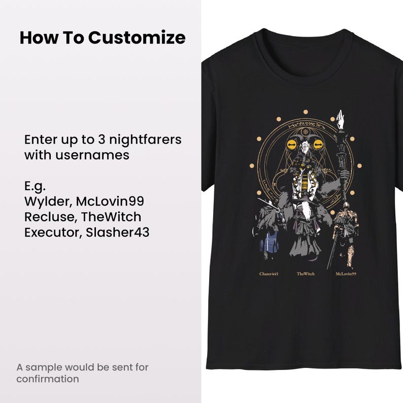 Custom Elden Ring Nightreign Shirt, Eldenring Nightfarer Merch ...
