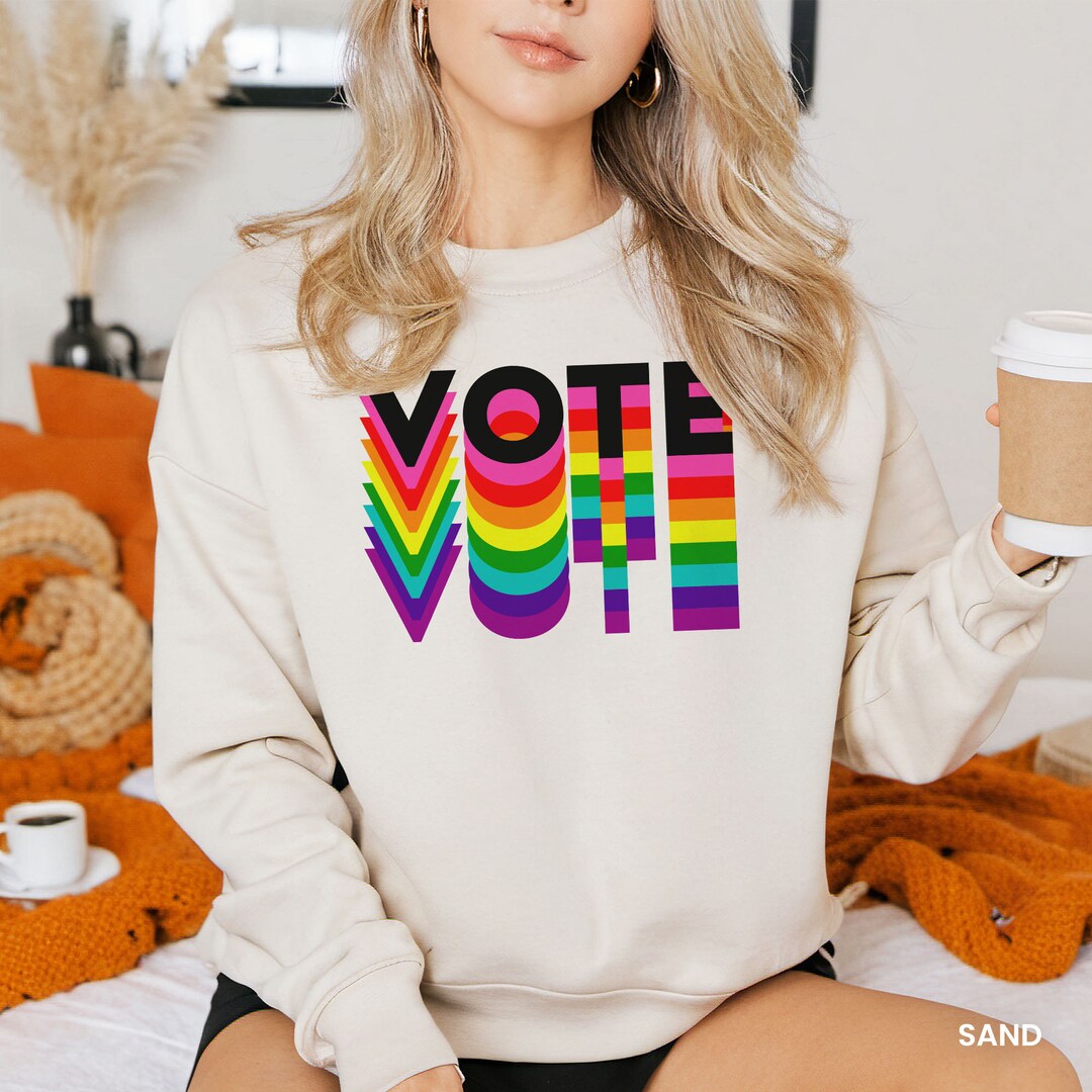 Lgbtq Equality Election 2024 Vote Shirt, Womens Rights Feminist Voter ...